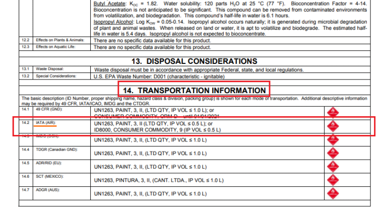 SDS？IATA？ってなあに？ - 危険物発送はBeHappy!!!